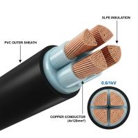 China Low Voltage XLPE Insulated Cable YJV 4X120mm2 Copper Power Cable for sale