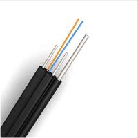 China 1 2 4 Core Fiber Optic Cable  Single Mode SM G657A FTTH Fiber Optic Flat Drop Cable for sale