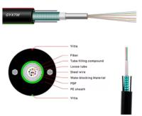China GYXTW Style Fiber Optical Cable 1 Core Outdoor Aerial Application Steel Wire for sale