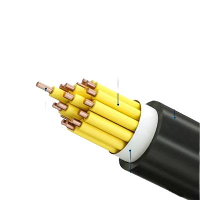 China KVV Copper 6 7 8 10 12 Core 1.5 2.5 4mm Flame Retardant Multi Core Power Cable for sale