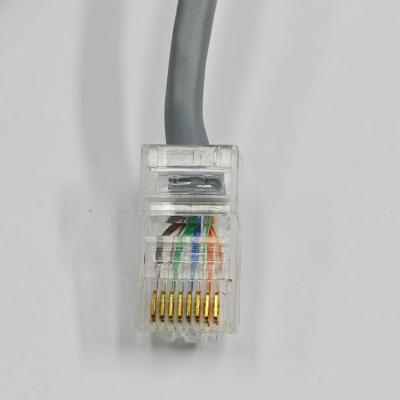 China Cat5 Cat5e Adapter UTP Pure Copper Ethernet Network Cable 100mm Length for sale