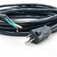 China Custom 1pcs 1.4m 1.5M Pure Cable Stripped End With Eu Plug Power Cable for sale