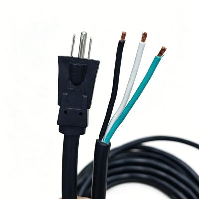 China Custom 1pcs 1.4m 1.5M Pure Cable Stripped End With Eu Plug Power Cable for sale