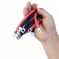 China 1 Awg 2 Awg 3 Awg 4 Awg 6 Awg 8 Awg 10 Awg Silicone Extension Battery Cable for sale