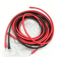 China 1 Awg 2 Awg 3 Awg 4 Awg 6 Awg 8 Awg 10 Awg Silicone Extension Battery Cable for sale