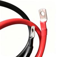 China 1 Awg 2 Awg 3 Awg 4 Awg 6 Awg 8 Awg 10 Awg Silicone Extension Battery Cable for sale