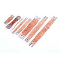 China 6mm2–1000mm2 Flexible Copper Braided Grounding Wire Electrical Connector For Power Equipment for sale