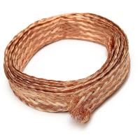 China 6mm2–1000mm2 Flexible Copper Braided Grounding Wire Electrical Connector For Power Equipment for sale
