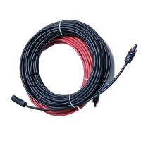 China 12AWG 4mm2 Copper XLPO Insulated IP65 Waterproof Solar Connector Cable Male Female Head for sale