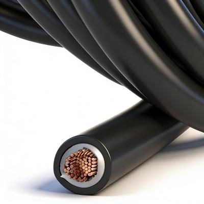 China 1500V IP68 H1z2z2-K PV1-F Solar Cable 6mm 4mm Solid Tinned Copper Conductor XLPO for sale