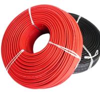 China TUV Red Or Black 4mm 6mm 10mm Solar PV Cable Manufacturers For Solar System Cable for sale