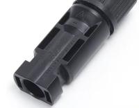 China 1P Adaptor With Copper Contacts IP67 Waterproof DC Connector For PV Cable MC4 Solar Connector for sale