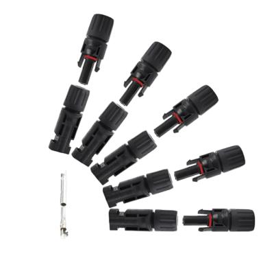 China TUV Certified Photovoltaic Accessories Waterproof MC4 Photovoltaic Connector for sale