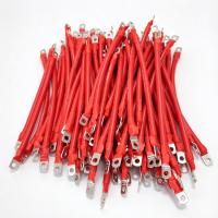 China 1awg 2awg 3awg 4awg 6awg 8awg 10awg Silicone Power Extension Inverter Cable Automotive Battery Cable with Ring Terminal for sale