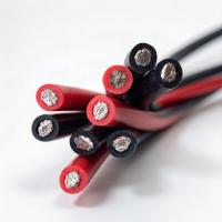 China 1awg 2awg 3awg 4awg 6awg 8awg 10awg Silicone Power Extension Inverter Cable Automotive Battery Cable with Ring Terminal for sale