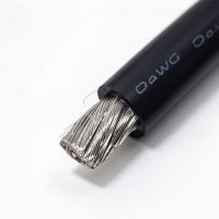 China 1awg 2awg 3awg 4awg 6awg 8awg 10awg Silicone Power Extension Inverter Cable Automotive Battery Cable with Ring Terminal for sale