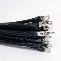China 1awg 2awg 3awg 4awg 6awg 8awg 10awg Silicone Power Extension Inverter Cable Automotive Battery Connect Cable with Ring Terminal for sale