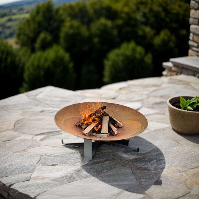 corten steel fire pits