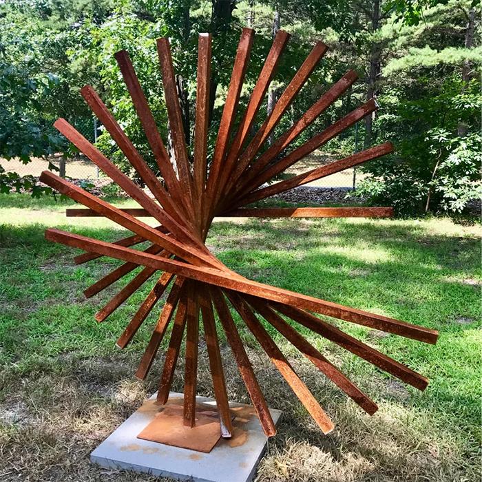 garden CORTEN steel sculpture