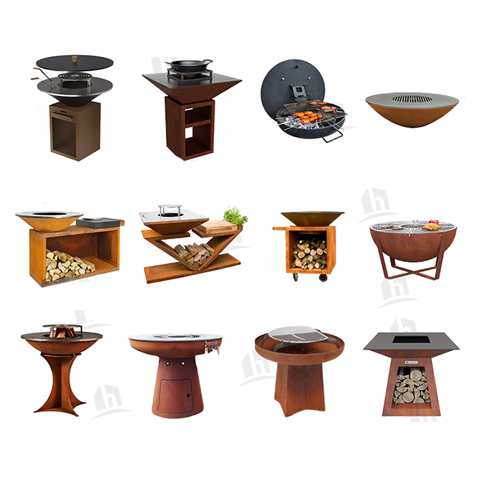 why choose corten steel bbq grill