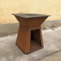 China CE Outdoor Corten Steel Cooking Smoker Grill BBQ for sale