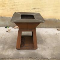 China CE Outdoor Corten Steel Cooking Smoker Grill BBQ for sale