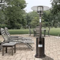 China 304 Stainless Steel Garden Gas Fire Pits Stand Up With Anti Tilt Switch for sale