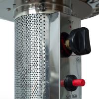 China Outdoor Stainless Steel Mushroom Umbrella Gas Patio Heater Garden Gas Fire Pits for sale