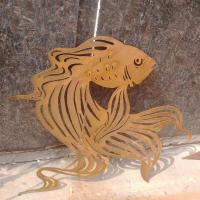 China Laser Cut House Room Metal Door Name Plaques Garden Metal Ornaments for sale
