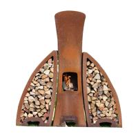 China Corten Steel Metal Brazier Fire Pit for Camping for sale