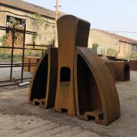 China Outdoor Corten Steel BBQ Brazier Diameter 900mm for sale