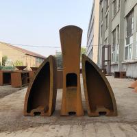 China Outdoor Corten Steel BBQ Brazier Diameter 900mm for sale