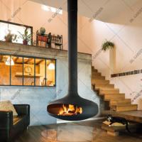 China Roof Mounted Cocoon Fireplace Diameter 600mm 800mm 1000mm for sale