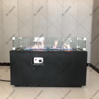 China Rectangle Garden Propane Gas Outdoor Firepit for sale