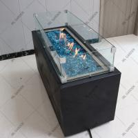 China Rectangle Garden Propane Gas Outdoor Firepit for sale