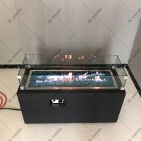 China Carbon Steel Garden Gas Fire Pits Outdoor Rectangle Propane Firepit for sale
