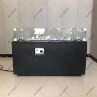 China Rectangle Garden Gas Fire Pits Table Gas Outdoor Propane Firepit for sale