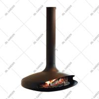 China Roof Mounted Wood Burning Fire Pits Suspended Fireplace Cocoon Hanging Fireplace for sale