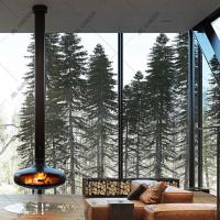 China Roof Mounted Wood Burning Fire Pits Suspended Fireplace Cocoon Hanging Fireplace for sale