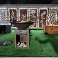 China Corten Grill Bbq Charcoal Grill Table Korean Bbq Steel BBQ Grill for sale