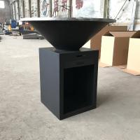 China Outdoor Corten Steel BBQ Grill With Cooking Grill for sale