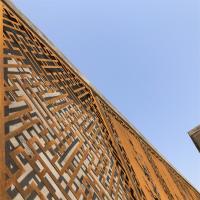 China Corten Steel Privacy Screens Outdoor Garden Privacy Art Metal Decorative Panels for sale