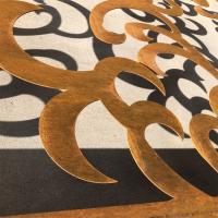 China Corten Steel Privacy Screens Outdoor Garden Privacy Art Metal Decorative Panels for sale