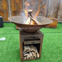 China OEM Oxidised Brasero Corten Steel BBQ Grill Charcoal Bbq Grills for sale
