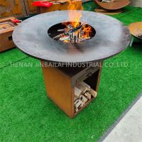 China OEM Oxidised Brasero Corten Steel BBQ Grill Charcoal Bbq Grills for sale
