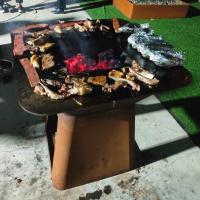 China Multifunction Corten Steel Outdoor Barbecue Bbq Grill Near Me for sale