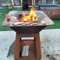 China Outdoor Kitchen Metal Bbq Grill Garden Backyard Steel Bbq Grill for sale