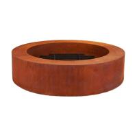 China Freestanding Outdoor Garden Corten Steel Round Fire Pits Stove for sale
