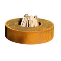 China Freestanding Outdoor Garden Corten Steel Round Fire Pits Stove for sale