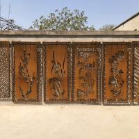 China Unique Corten Steel Rusty Decorative Metal Wall Customized for sale